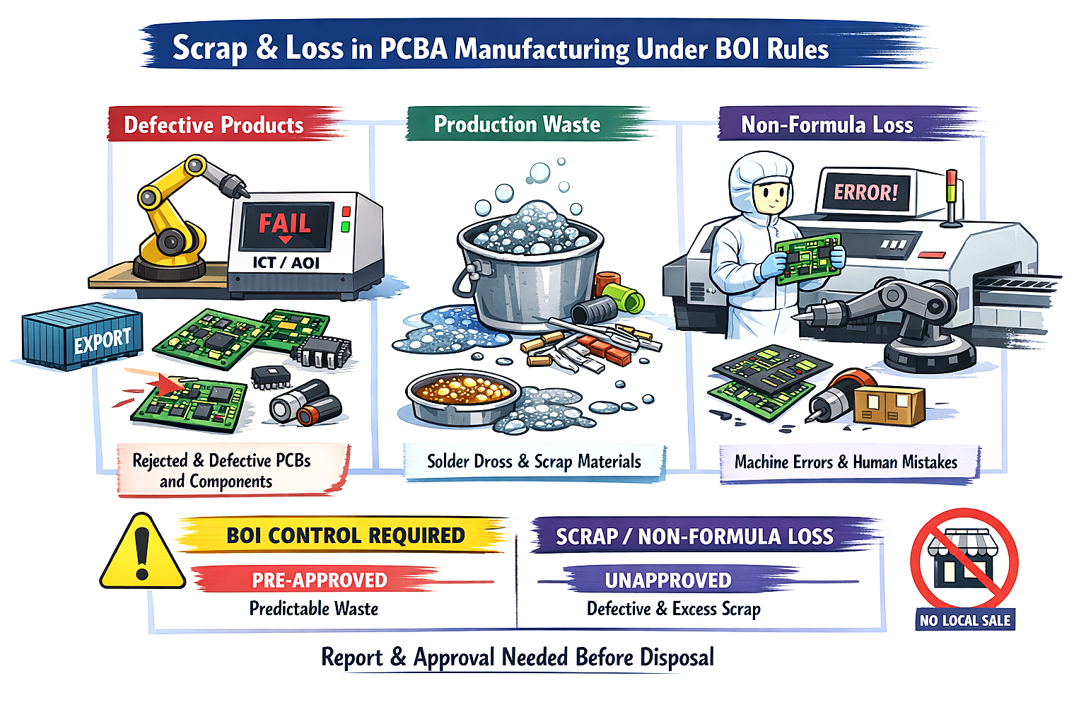 What Scrap / Loss Means Under BOI Rules (PCBA Products) - Advantage